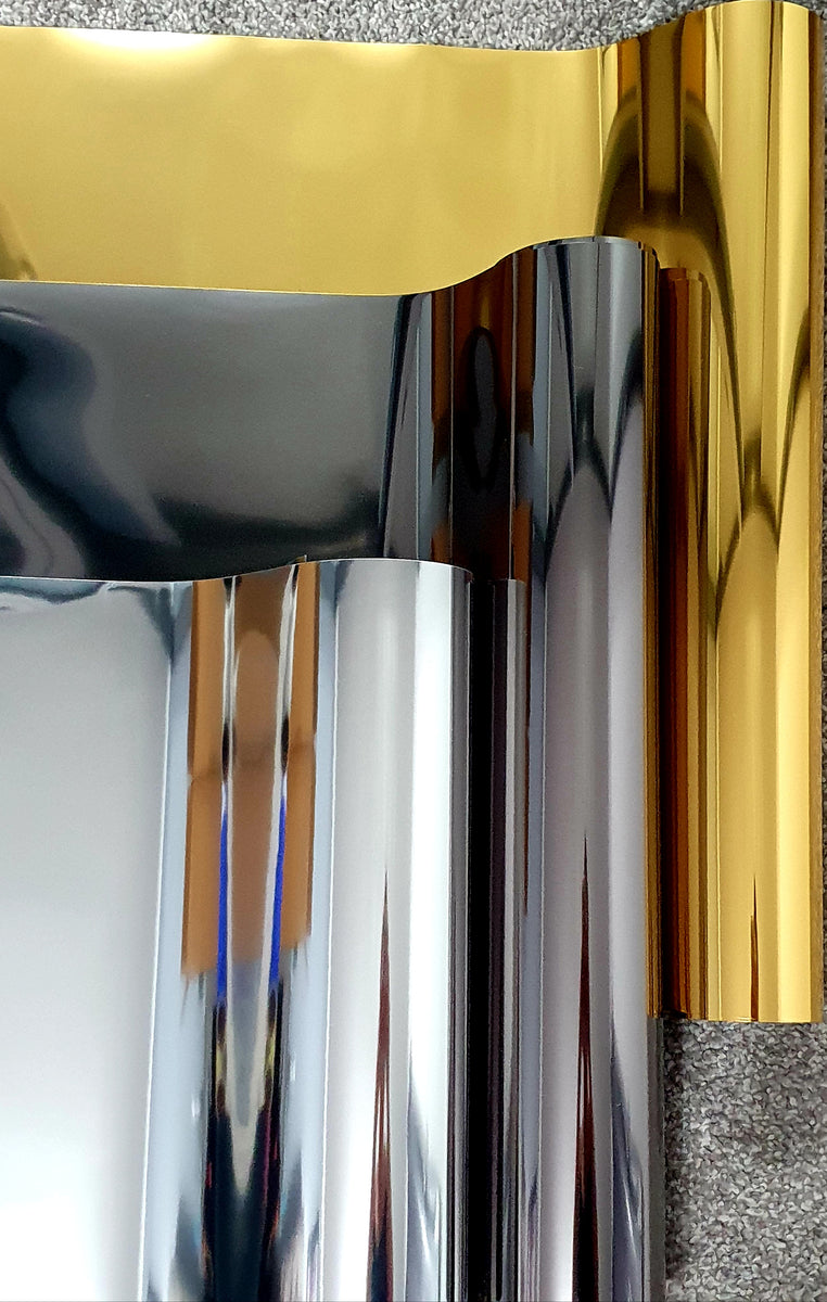 Metallic Bundle of Stretch Flex HTV Gloss Colours 3x Sheets FREE posta ...